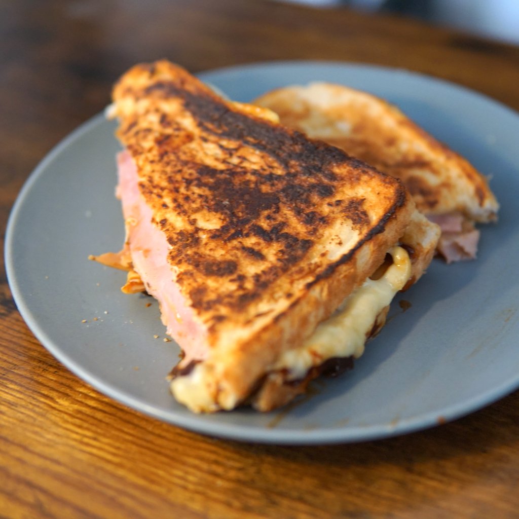 Ham and Cheese Pickle Toastie – Quick High Protein Recipe